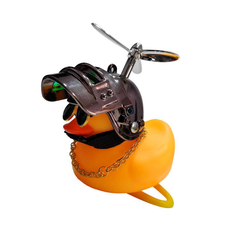 Pato De Goma Para Moto o Bicicleta Con Luz - El Reten Del Casco