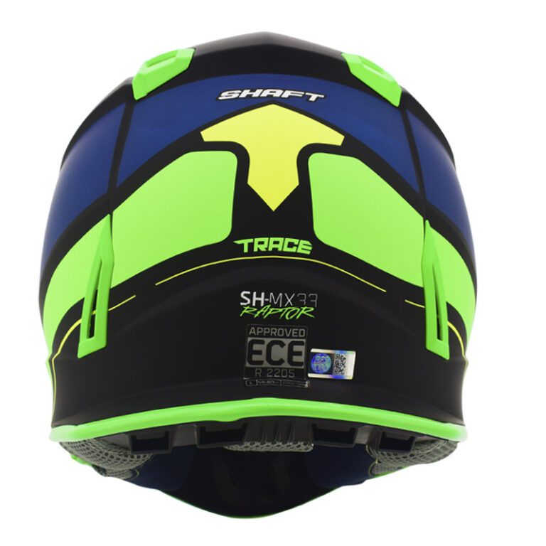 Casco Cross Shaft Mx 33 Raptor Trace Verde - El Reten Del Casco
