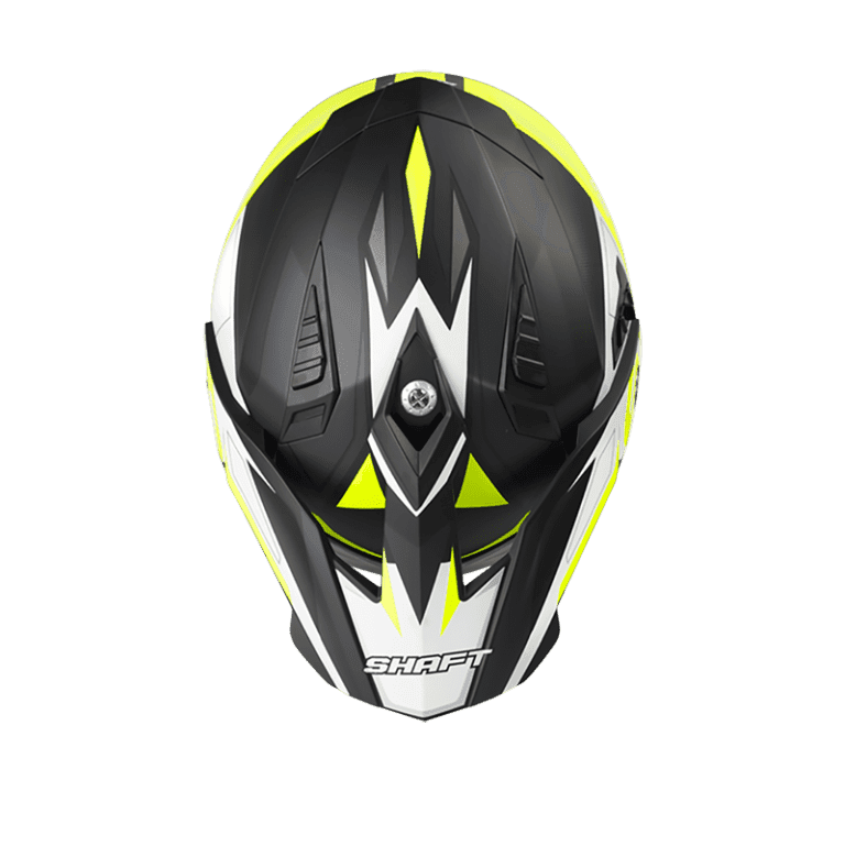 Casco Multipropósito SHAFT MX 380 Dv Predator Amarillo - El Reten Del Casco
