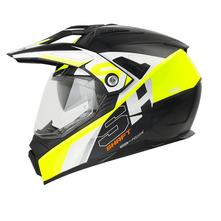 Casco Multipropósito SHAFT MX 380 Dv Predator Amarillo - El Reten Del Casco
